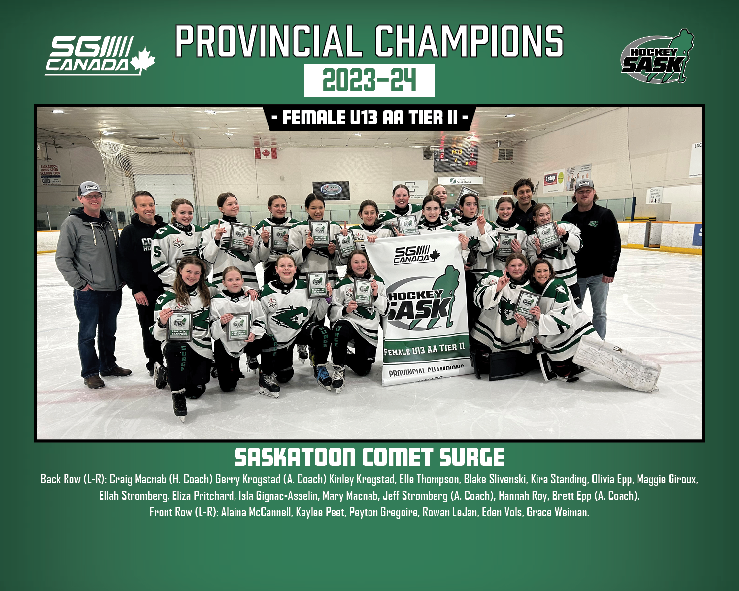 Past Provincial Champions « Hockey Saskatchewan